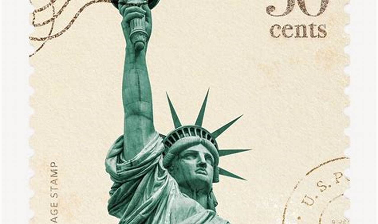 Historic Statue of Liberty Stamp Values: A Guide