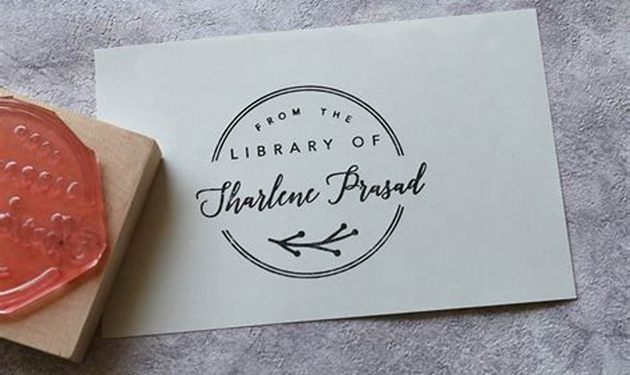 Design Your Custom Library Stamp Online