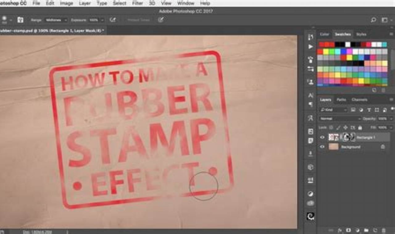 Create a Rubber Stamp Effect in Illustrator