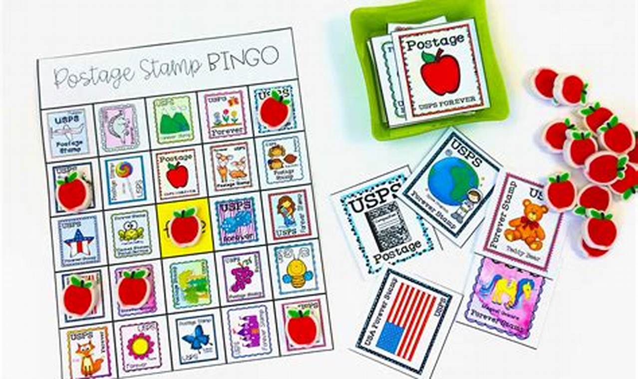 Win With Bingo S Double Postage Stamp Pattern