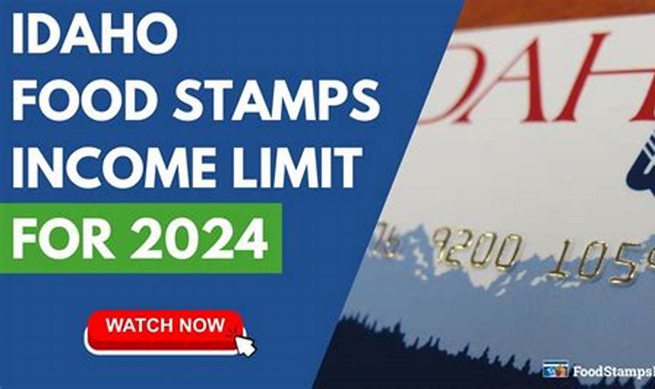 Idaho Food Stamp Income Limits & Eligibility