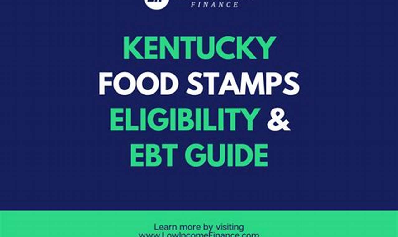 KY Food Stamp Calculator: Check Benefits