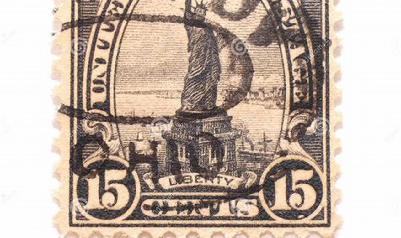 Classic 15 Cent Liberty Stamps & History