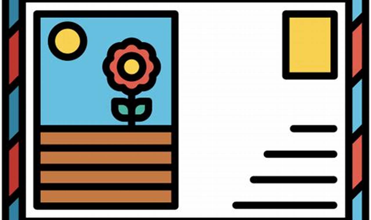 Best Postcard Icon Design & Meaning