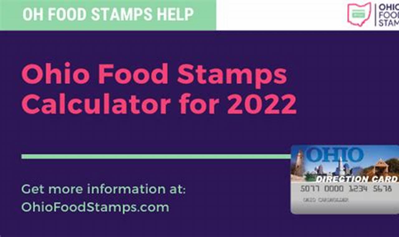 Ohio Food Stamp Calculator: Check Eligibility