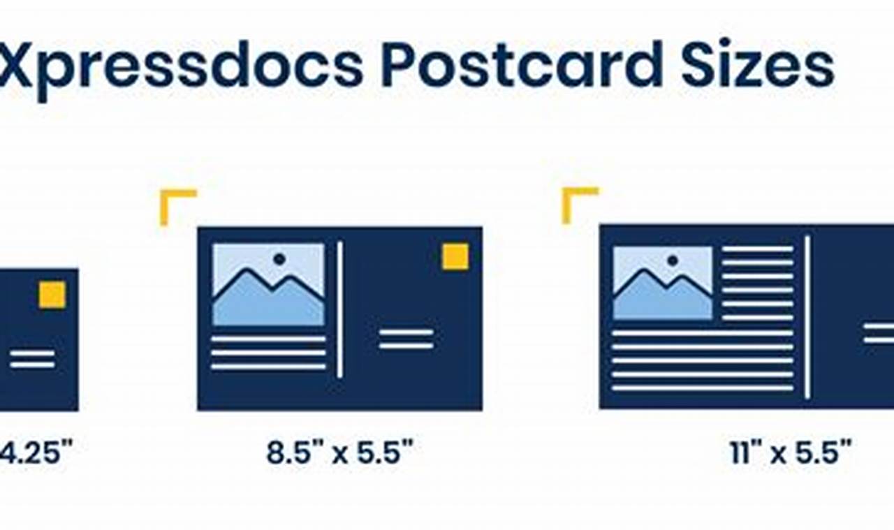 Dimensions For Postcard