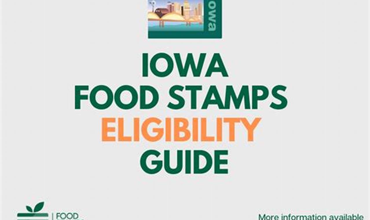 Check Iowa Food Stamp Eligibility Requirements