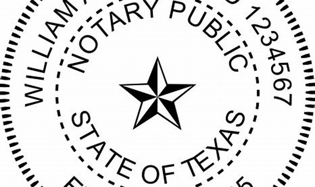 Texas Notary Stamp: Guide & Requirements