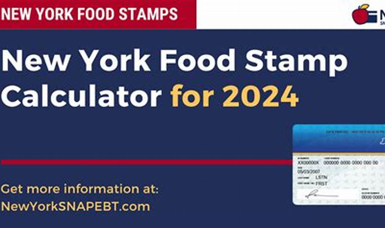 Nys Food Stamp Calculator
