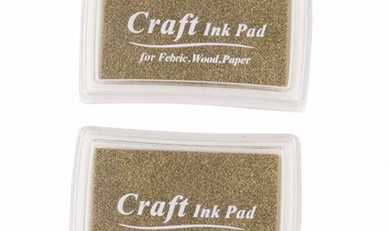 Premium Gold Rubber Stamp Ink for Professionals