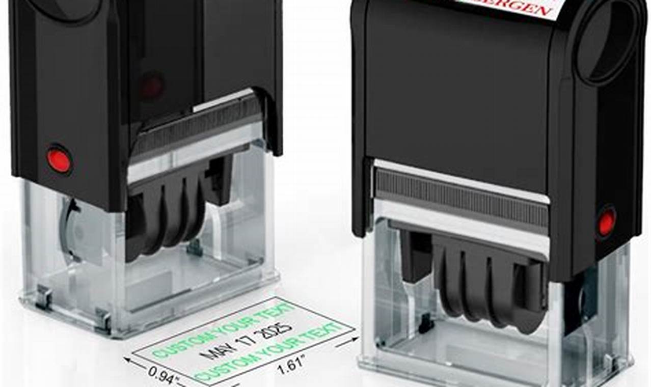 Design Your Own Custom Self Inking Stamp Online