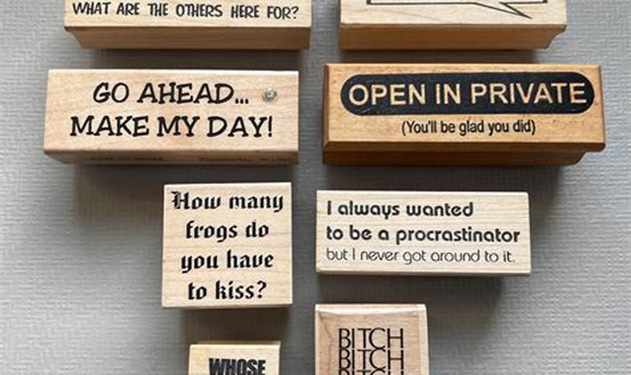 Funny Rubber Stamps: Quirky & Hilarious Designs