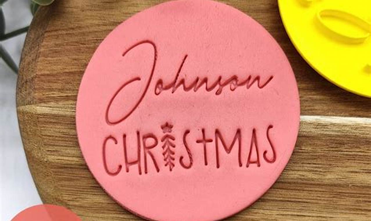 Personalized Custom Cookie Cutter Stamps & Sets