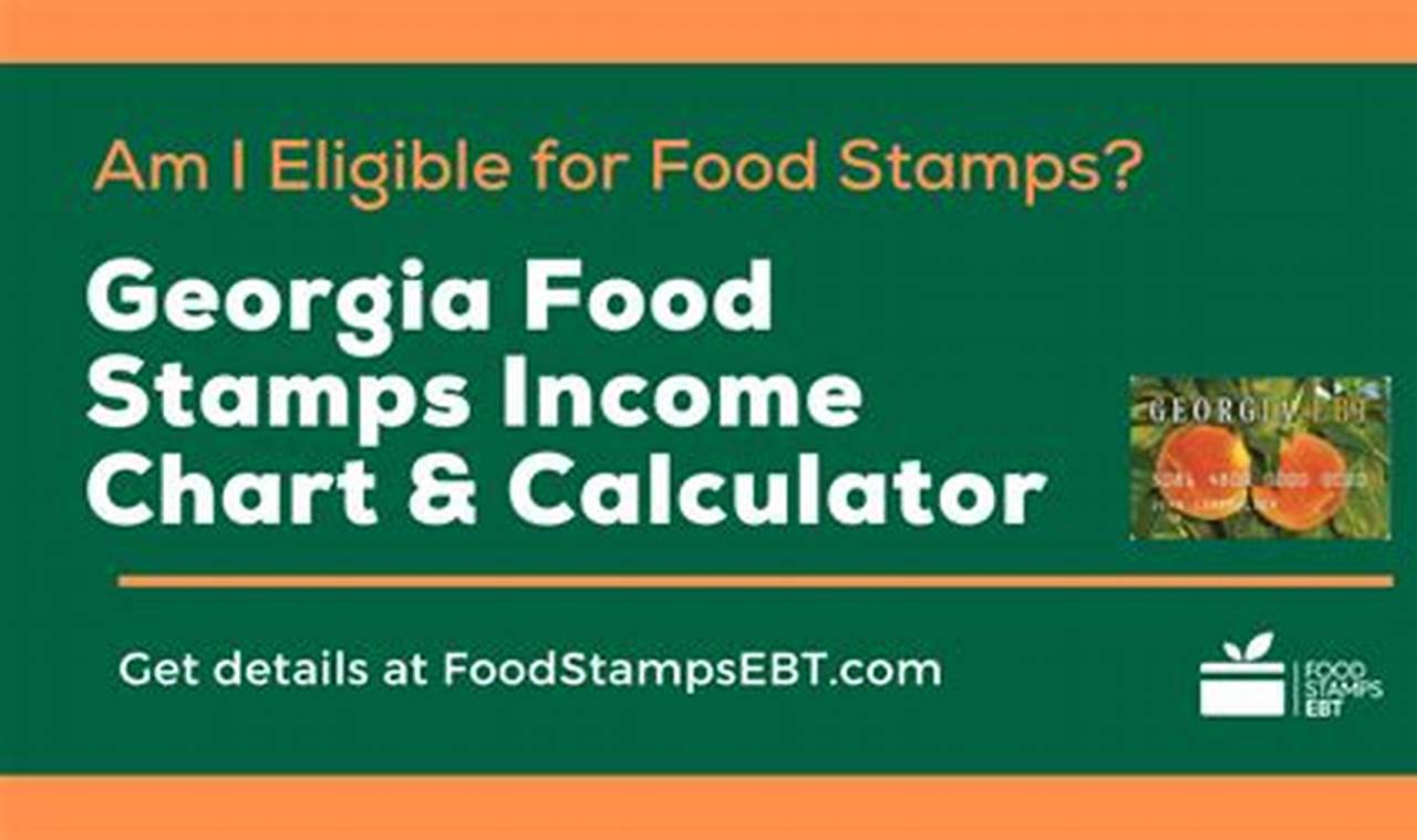 GA Food Stamp Income Chart 2024: SNAP Guide