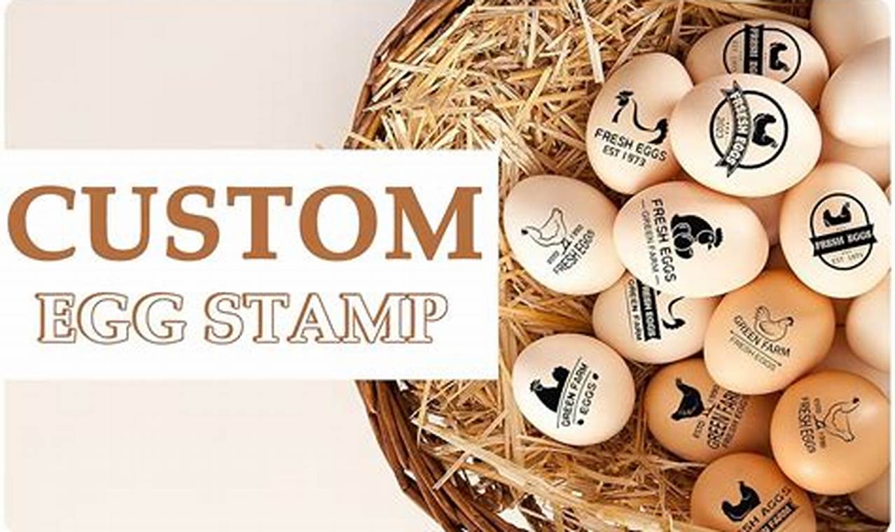 Personalized Custom Egg Stamps for Farms