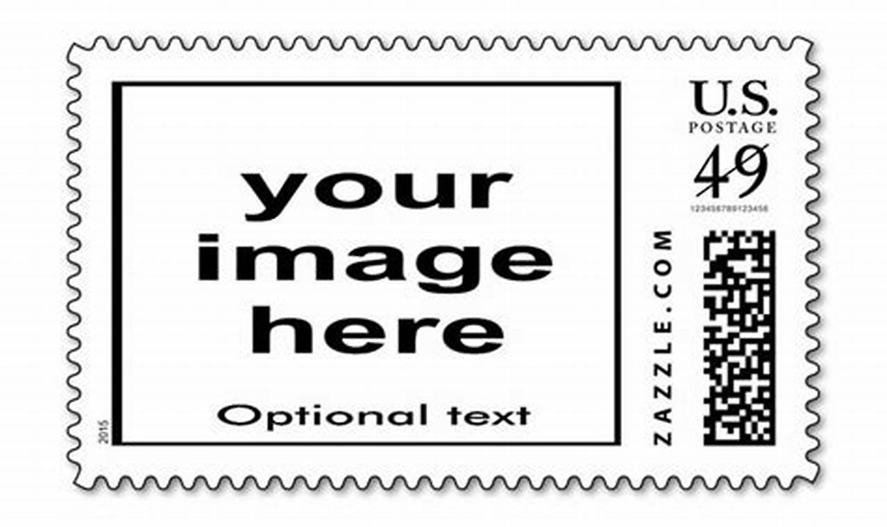 Design & Print Custom Postage Stamps Online