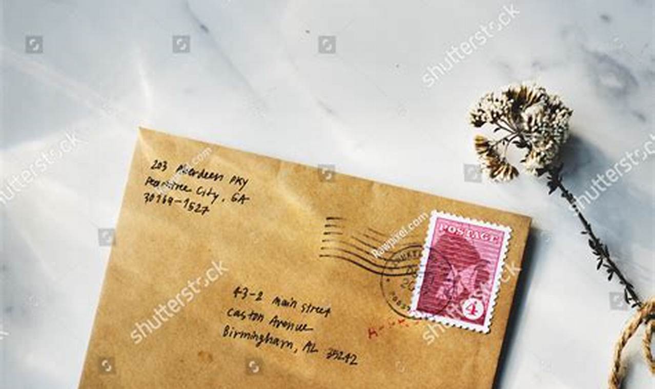 The Significance of Postage Stamps on Letters