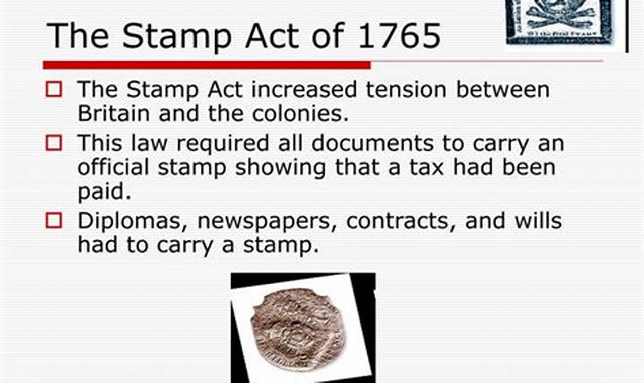 Key Stamp Act of 1765 Facts: A Summary