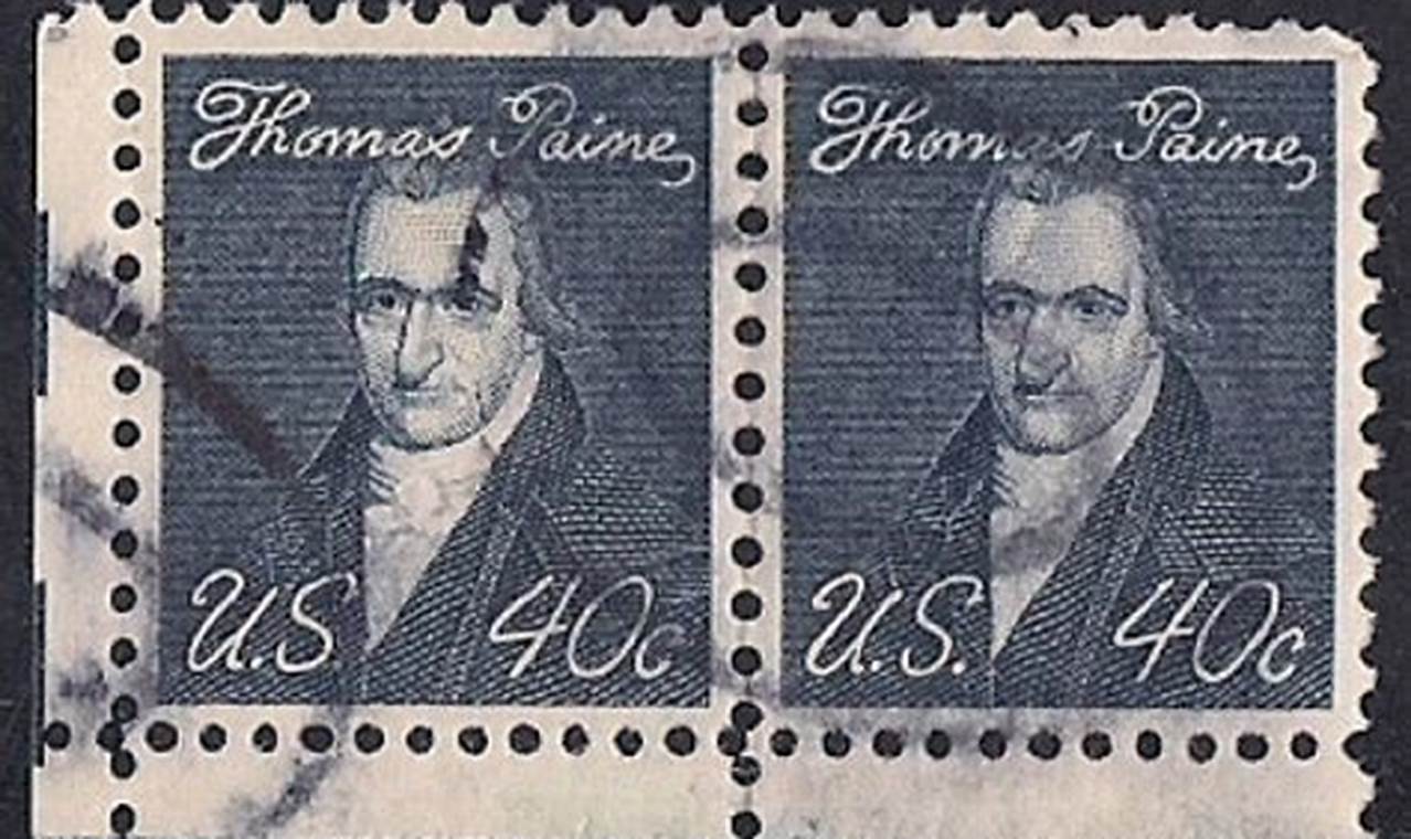 Collectible Thomas Paine 40 Cent Stamp Guide