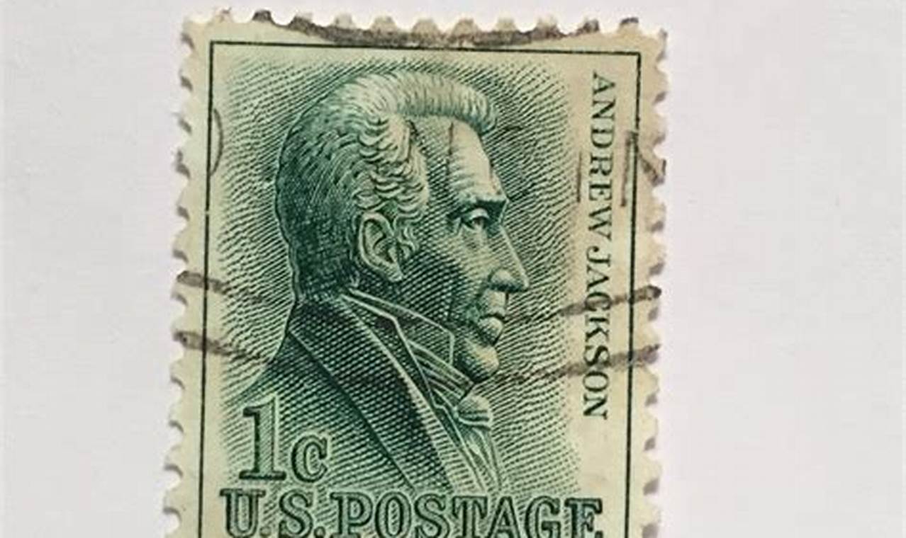 Classic Andrew Jackson One Cent Stamp Guide