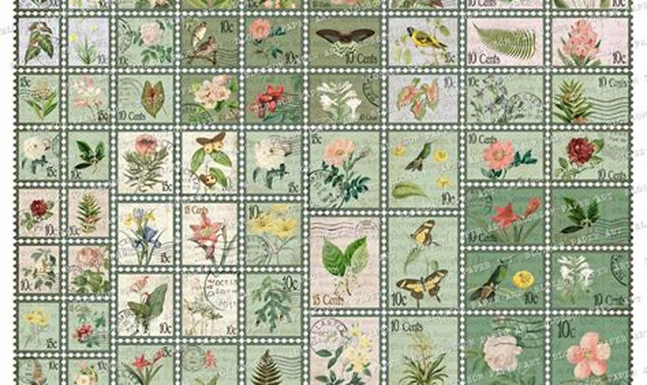 Collecting Vintage Postage Stamp Sheets