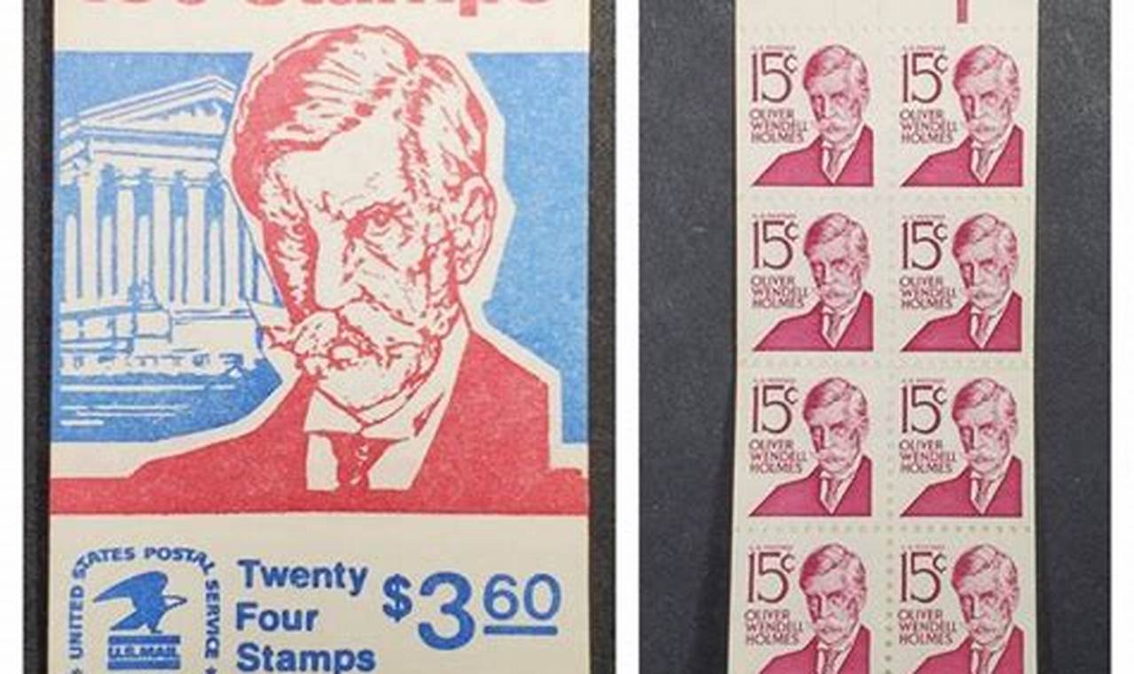 Classic Oliver Wendell Holmes 15c Stamp Guide