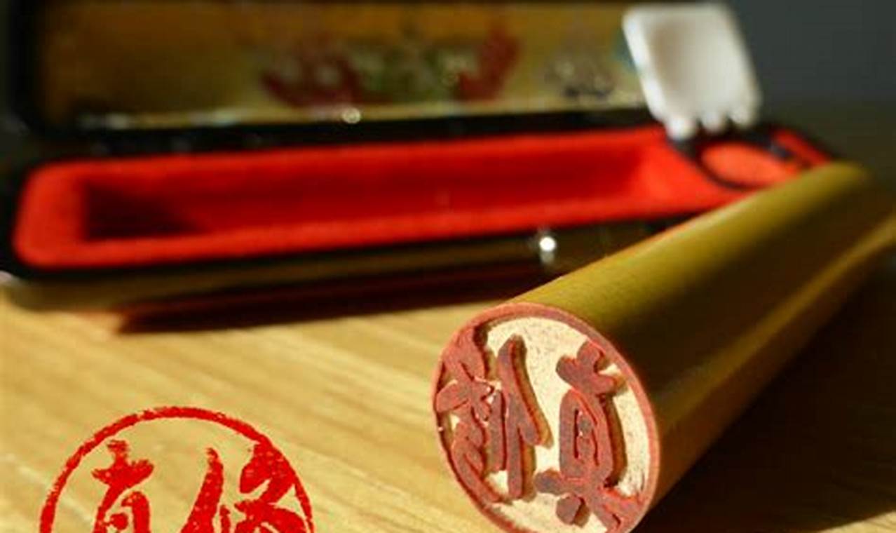 Authentic Custom Japanese Stamps & Seals