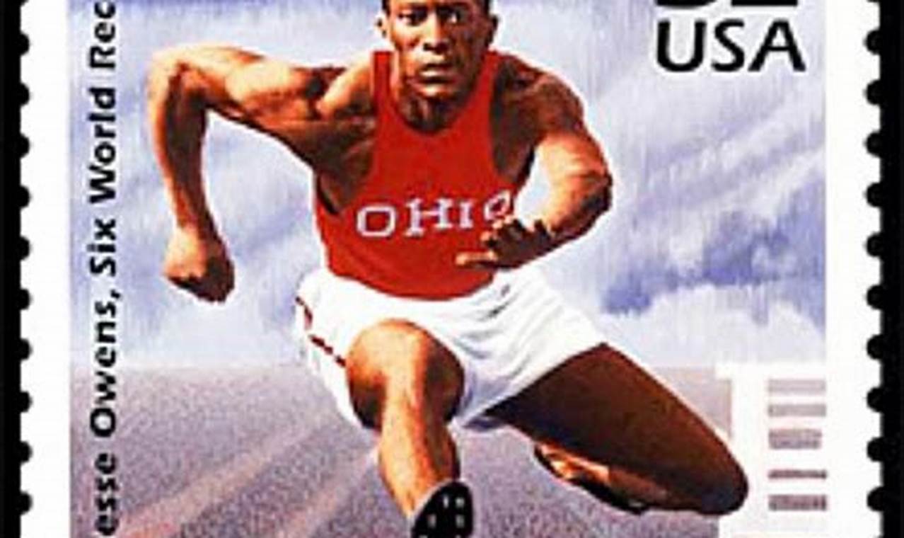 Honoring Jesse Owens: A Postage Stamp Legacy