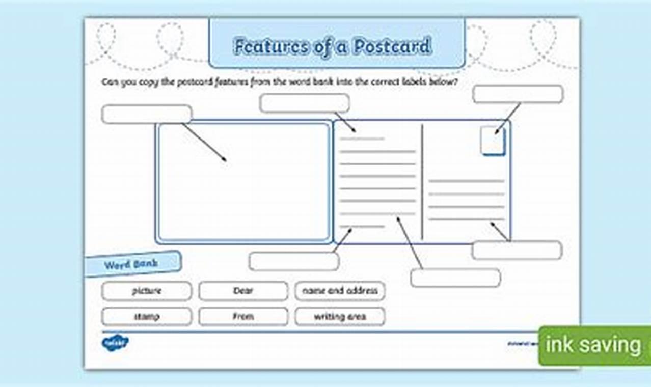 How To Label A Postcard