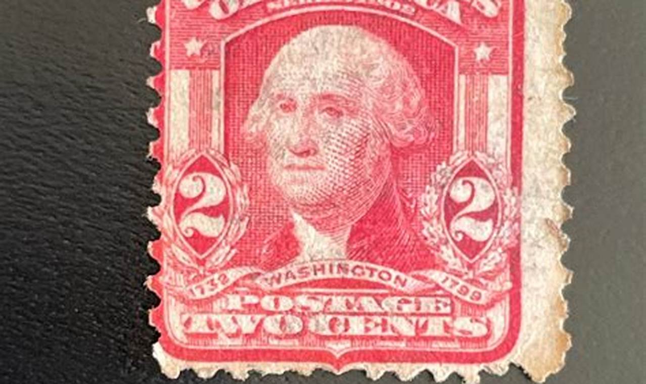 Antique 2 Cent Washington Stamp Value Guide