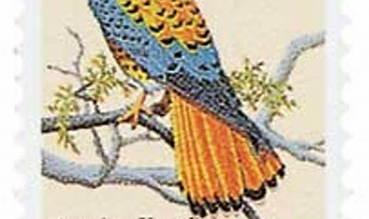 Rare American Kestrel 1 Cent Stamp: Value & History
