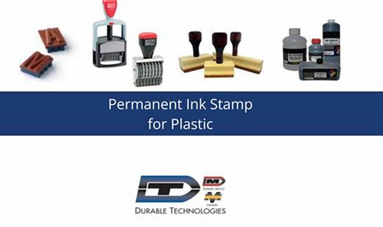 Premium Permanent Ink Rubber Stamps & Seals