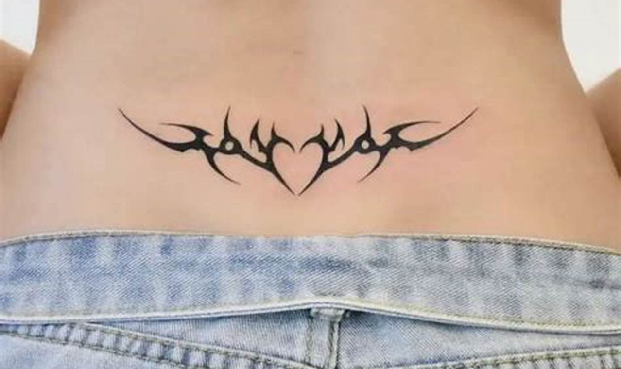 Heart Tramp Stamp Tattoos
