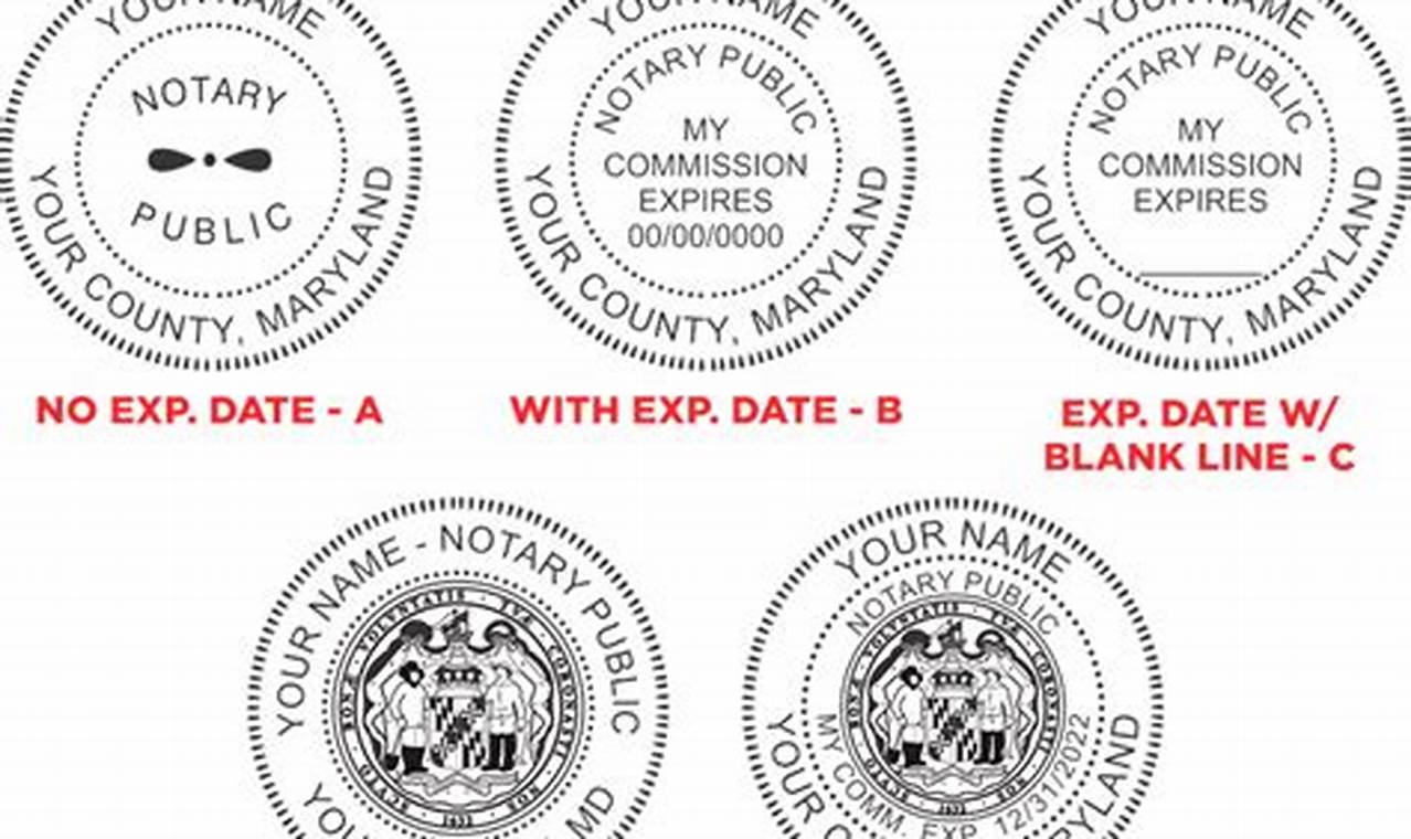 Maryland Notary Stamp Requirements & FAQs