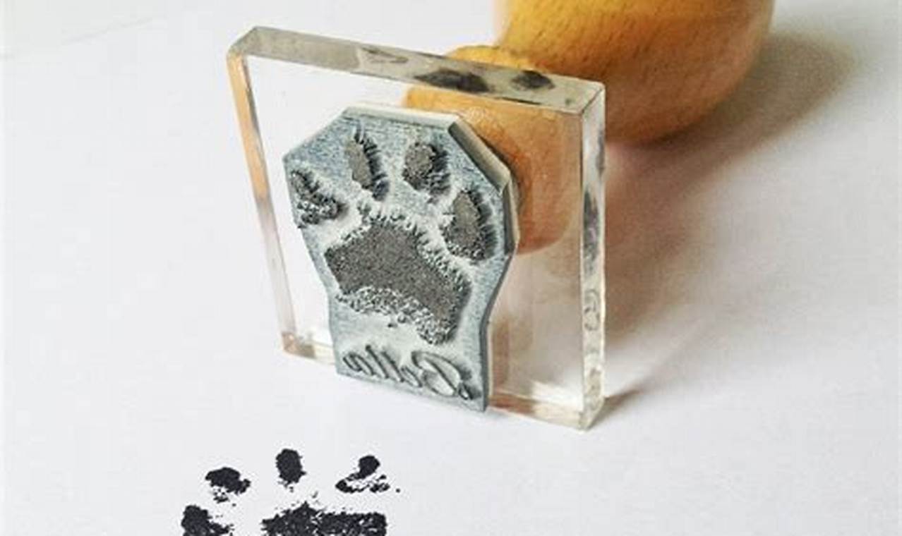 Personalized Custom Paw Print Stamps & More