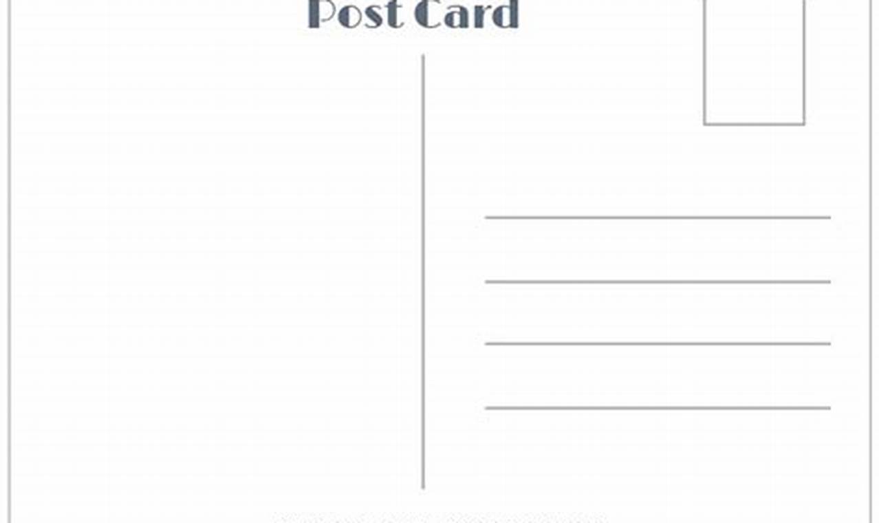 Design & Print Custom Postcard Printables