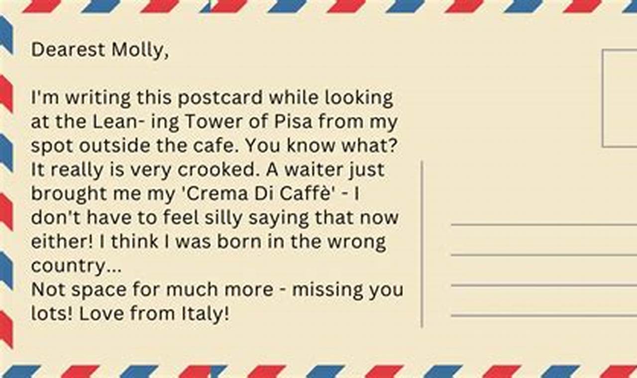 Best Postcard Messages Examples & Ideas