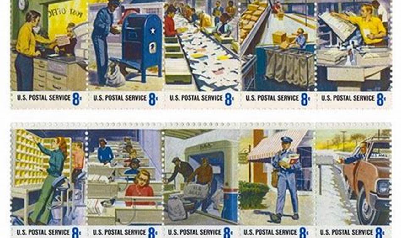 Classic 8 Cent US Postal Service Stamps & More
