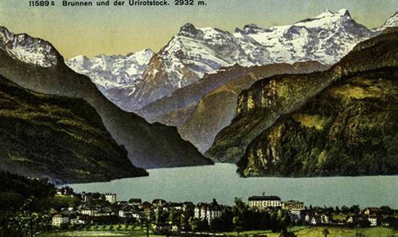Vintage Swiss Postcard: Scenic Views & History