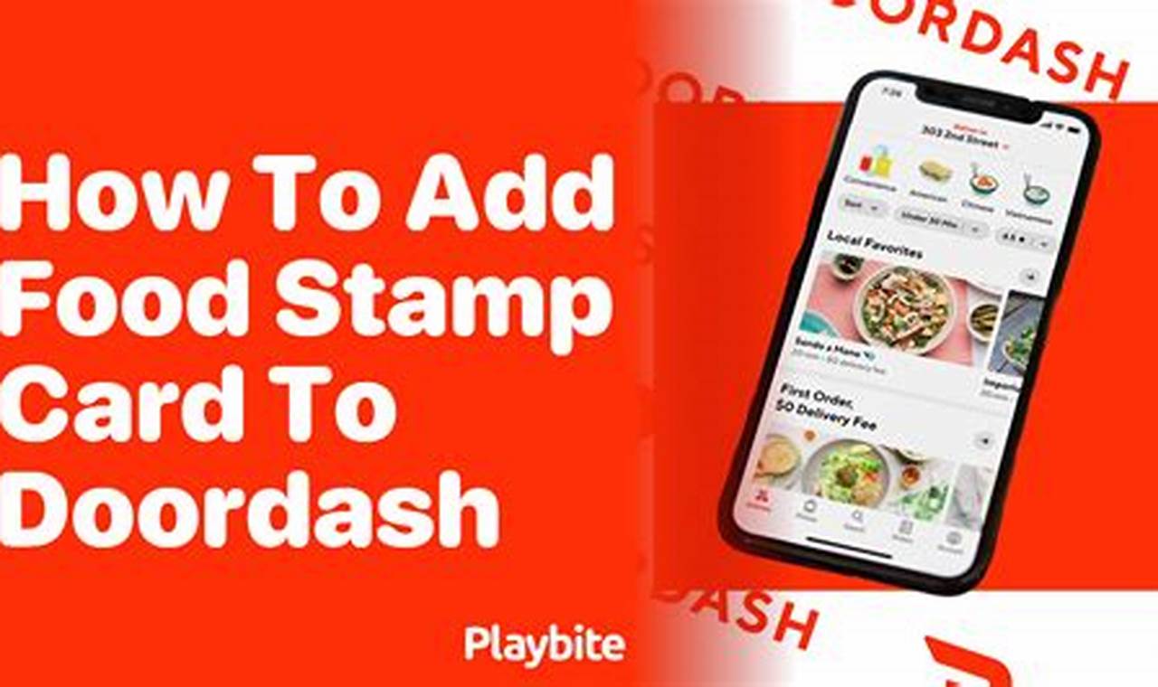 Food Stamps On Doordash