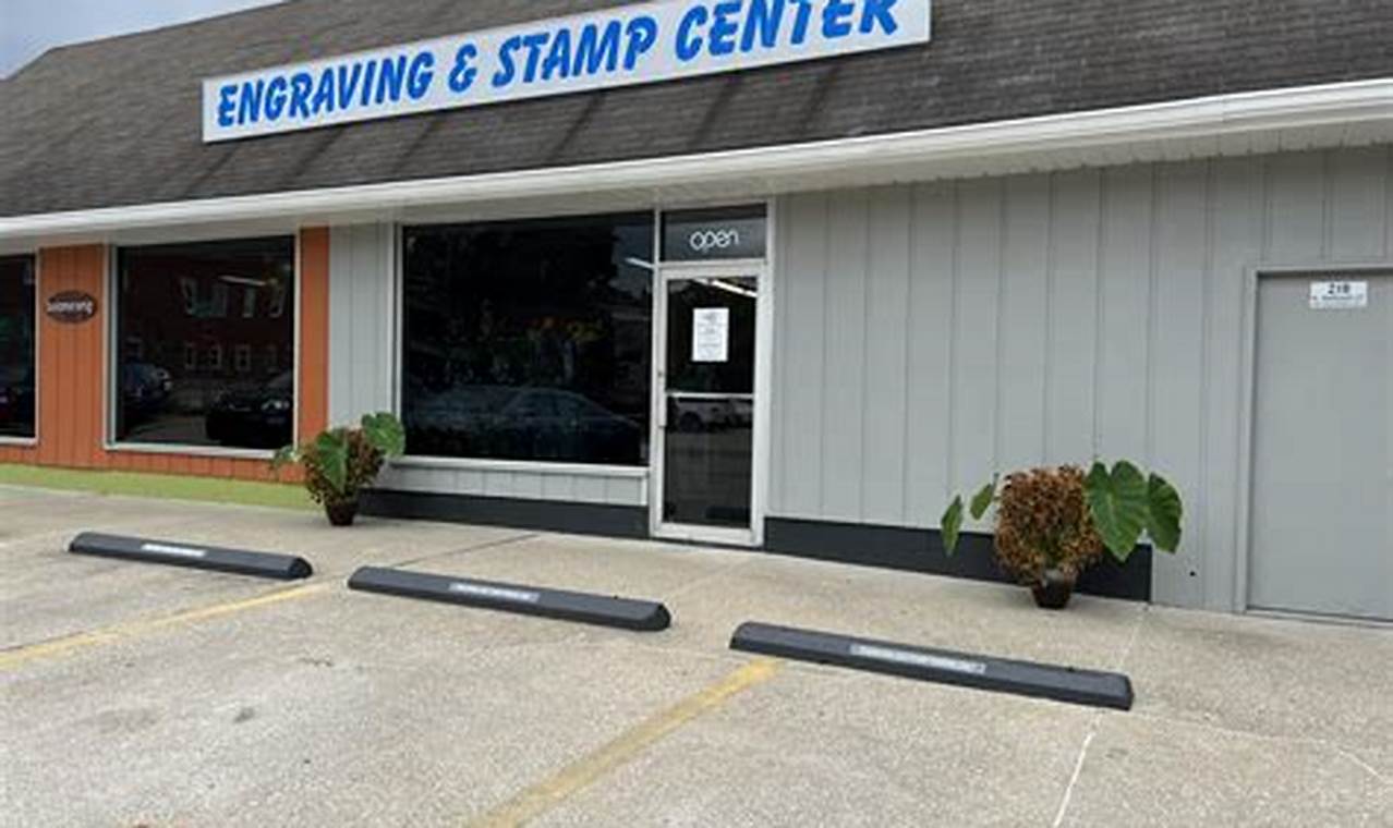 Custom Engraving & Stamp Center Services
